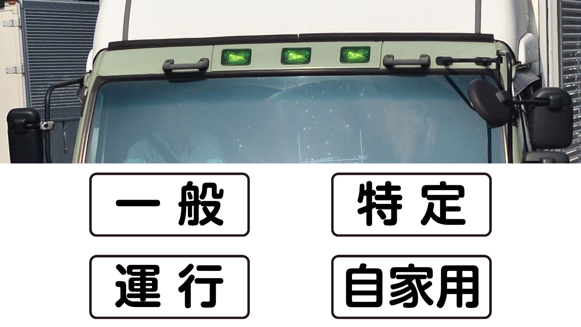 「商用車の謎」シリーズ① 用途ステッカーと3連ランプ - JAMA BLOG 一般社団法人日本自動車工業会